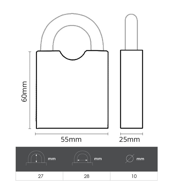 Lockton 500 Series 55mm Padlock – Lock Supplies
