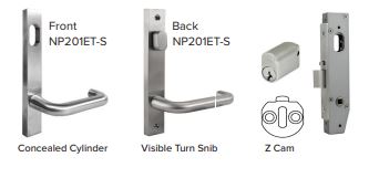 Vinco Aluminium Door Office Entrance Lockset – Lock Supplies